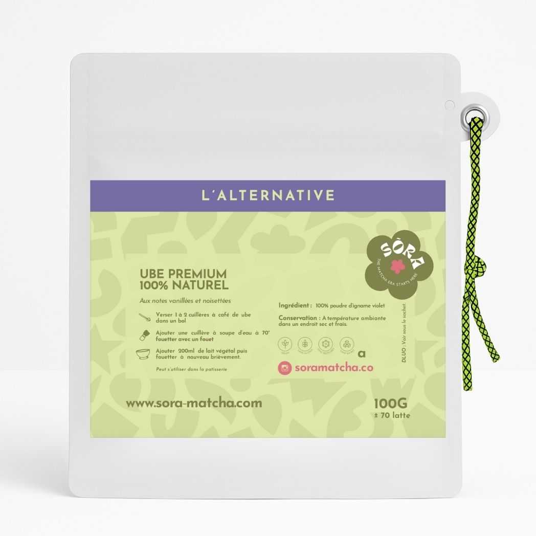 Ube en poudre 100 % naturel | Igname violet – Douceur violette – Sōra ...